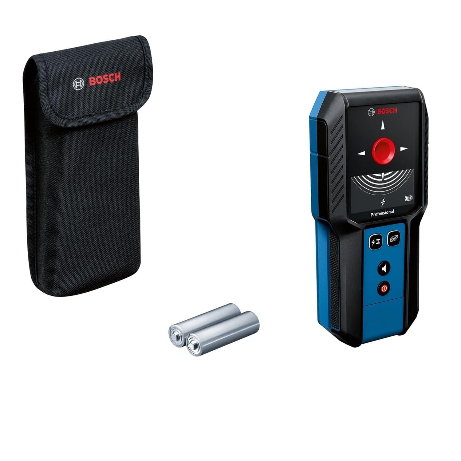 BOSCH GMS 120-27 Professional Wall Scanner – Stud, Metal & AC Wire Detector for Safe Drilling