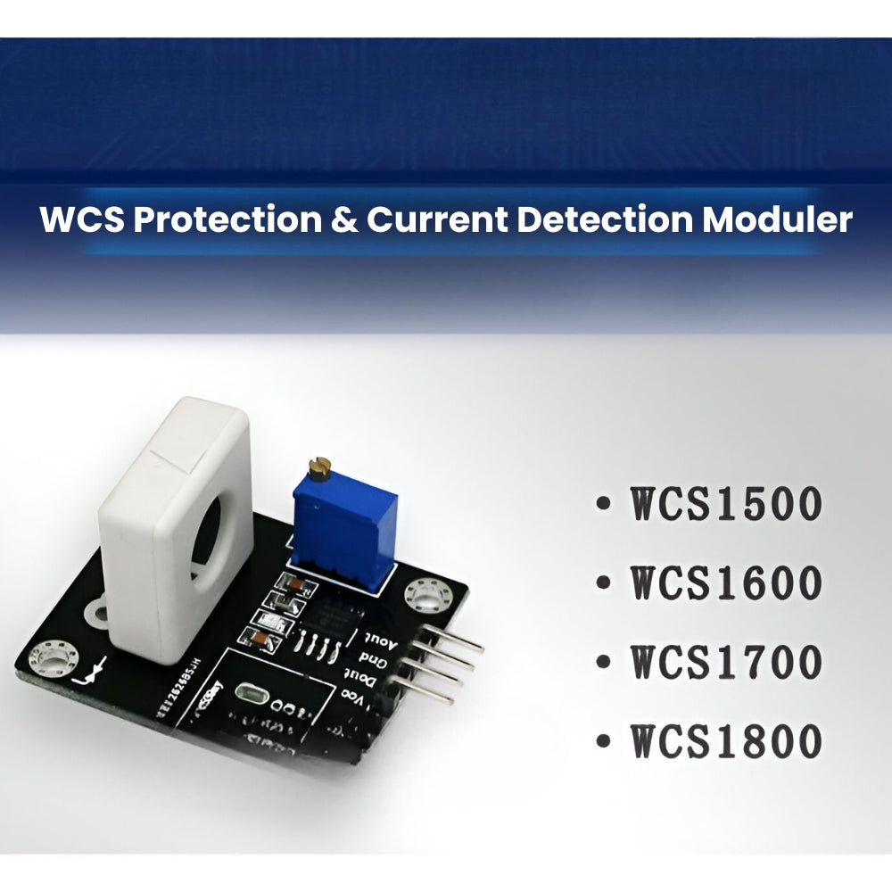 WCS Hall Current Sensor Detection Short Circuit Protection Module