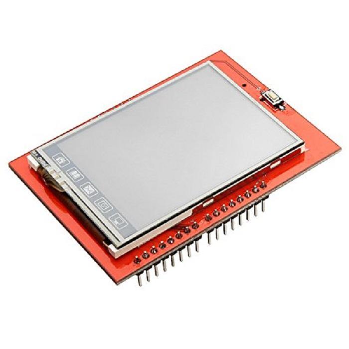 24″ Inch Touch Screen Tft Display Shield For Arduino Uno