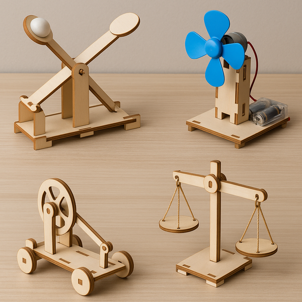Wooden DIY Educational STEM Kits – Science Project Toys for Kids