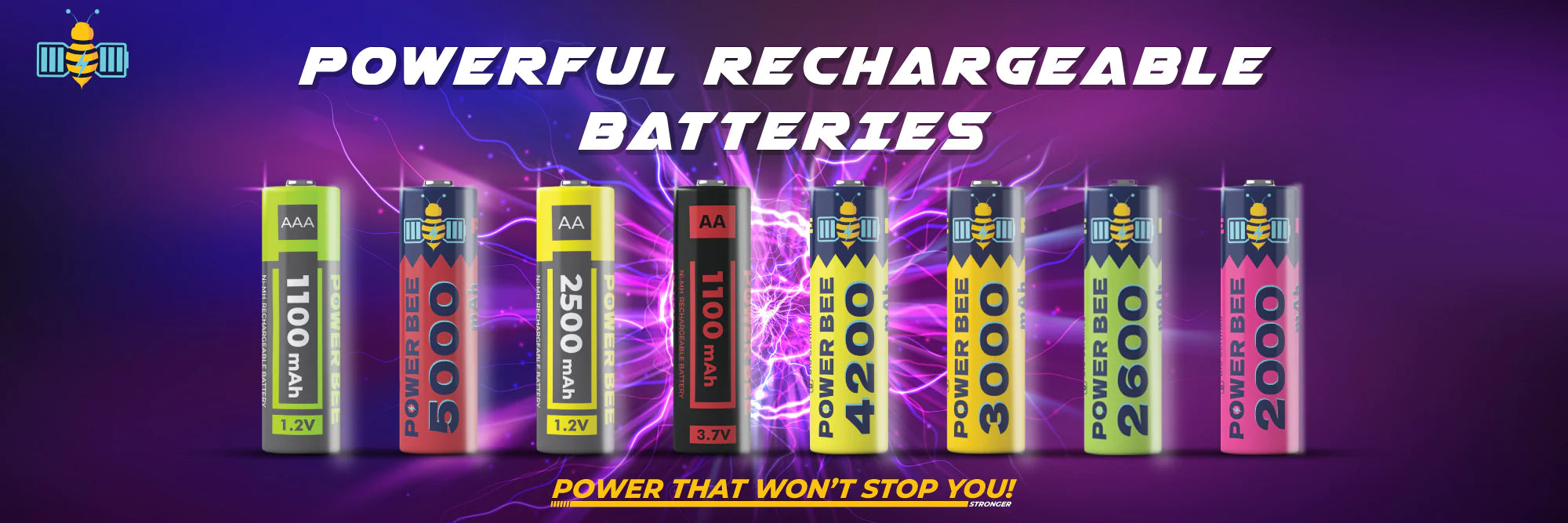Buy PowerBee Rechargeable Battery Online in India