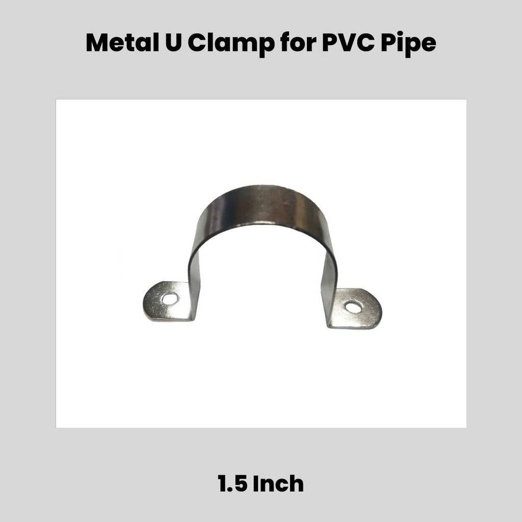 Metal U Clamps for PVC Pipes | Secure & Durable Pipe Mounting Solutions