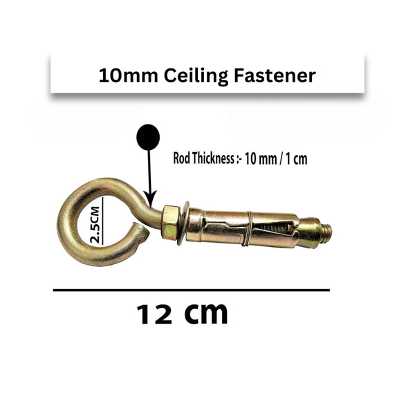 Buy Ultra-Strong 12mm Ceiling Fasteners for Secure Swing, Fan & Heavy ...