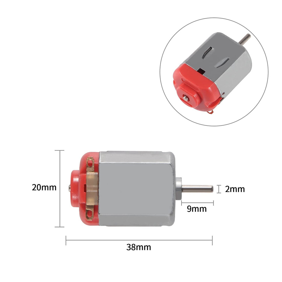 Small DC Toy Motor 3-6V for DIY Projects and Toys