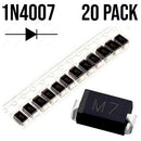 M7 - 1N4007 SMD 1A 1000V Diode SMA DO-214AC Package