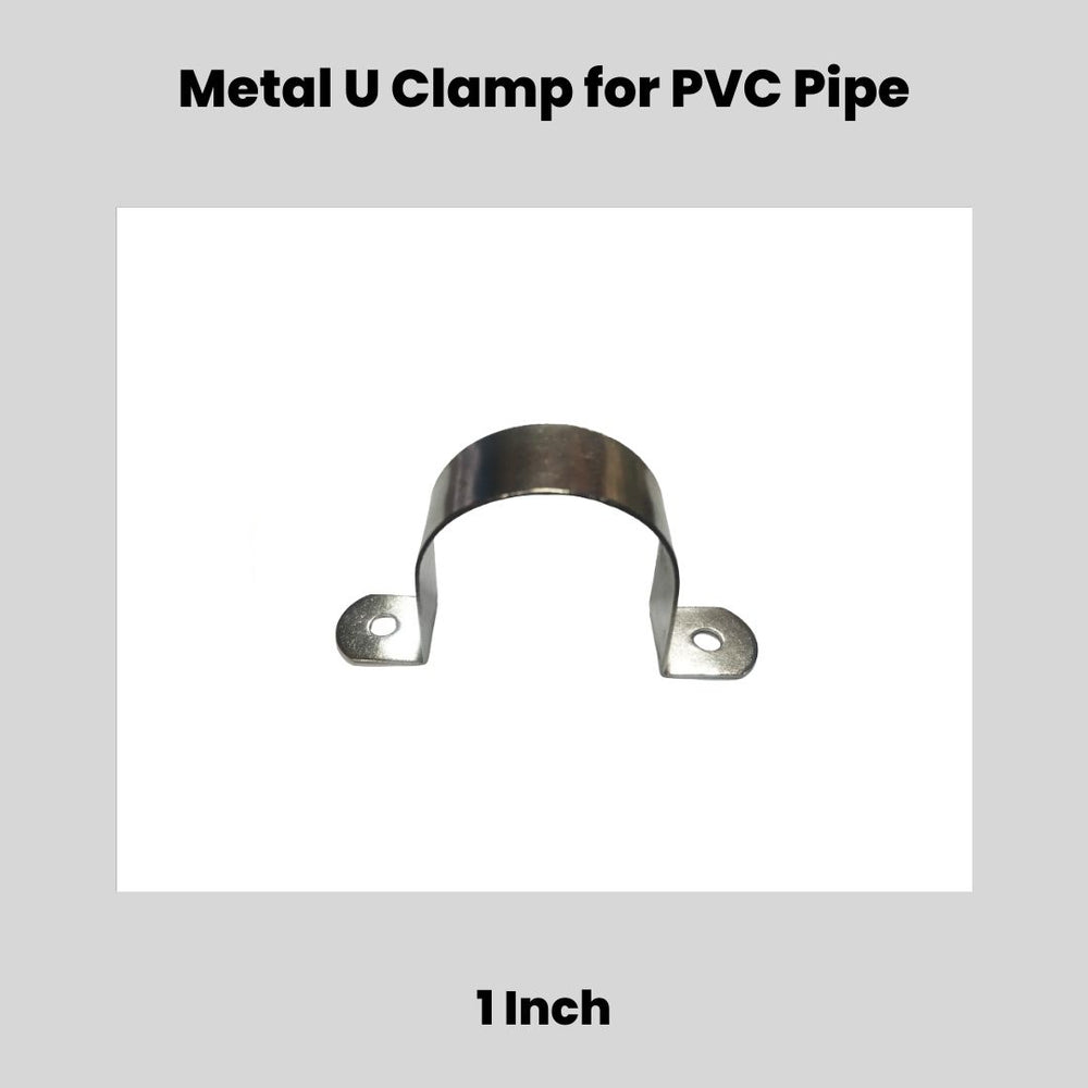 Metal U Clamps for PVC Pipes | Secure & Durable Pipe Mounting Solutions