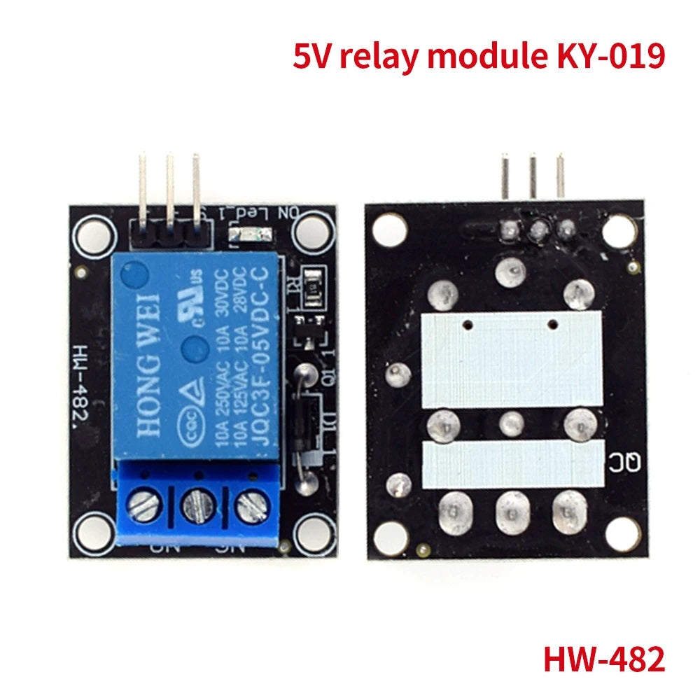 Single Channel Relay Module [Black] – Optocoupler Isolated 1-Channel Relay