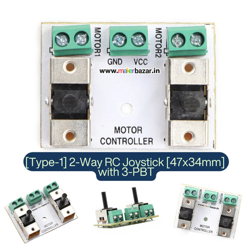2-Way / 4-Way DC Motor Remote Controller Switch (DPDT) | Robotics Motor ...