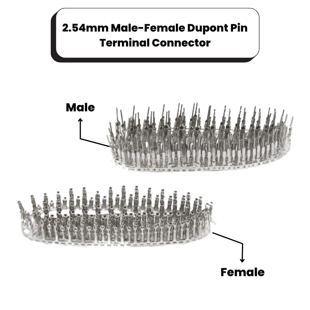 2.54mm Male-Female Dupont Pin Terminal Connector | Reliable Electrical ...