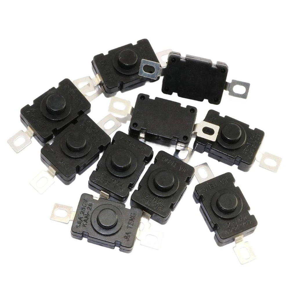 Buy Self-Locking Push Button Switch, 250V 1.5A | Makerbazar