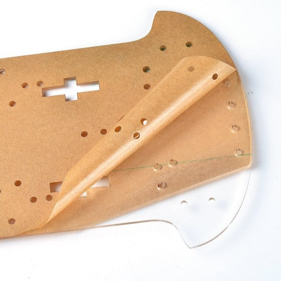 [Only Chassis] Smart Robotic Car Two Wheel Drive Acrylic Chassis