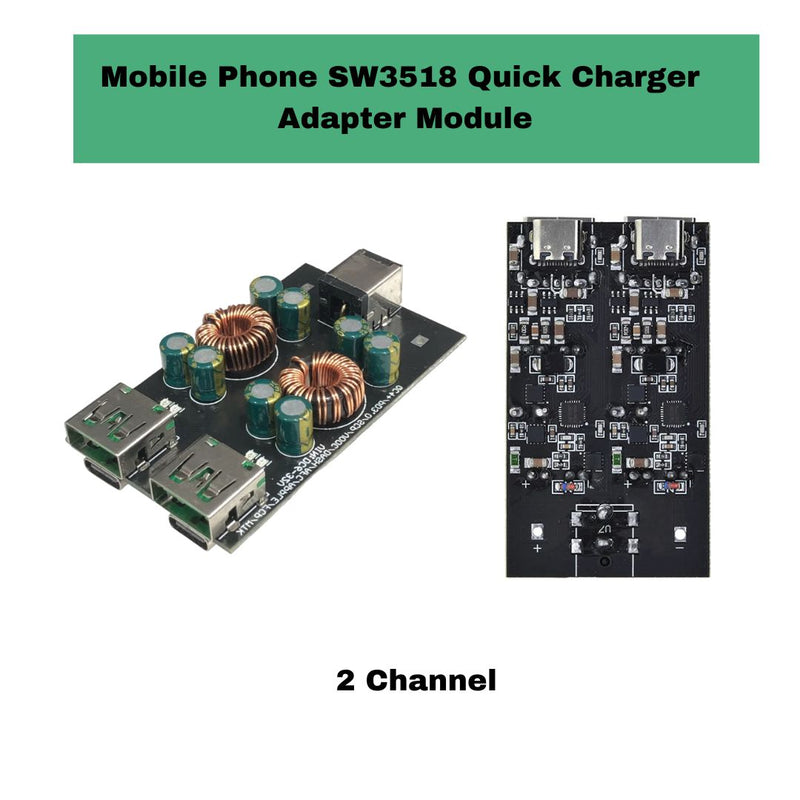 Makerbazar SW3518 Quick Charger Adapter Module | 1, 2, 4 Channels
