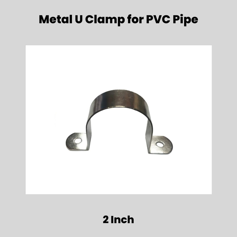 Metal U Clamps for PVC Pipes | Secure & Durable Pipe Mounting Solutions