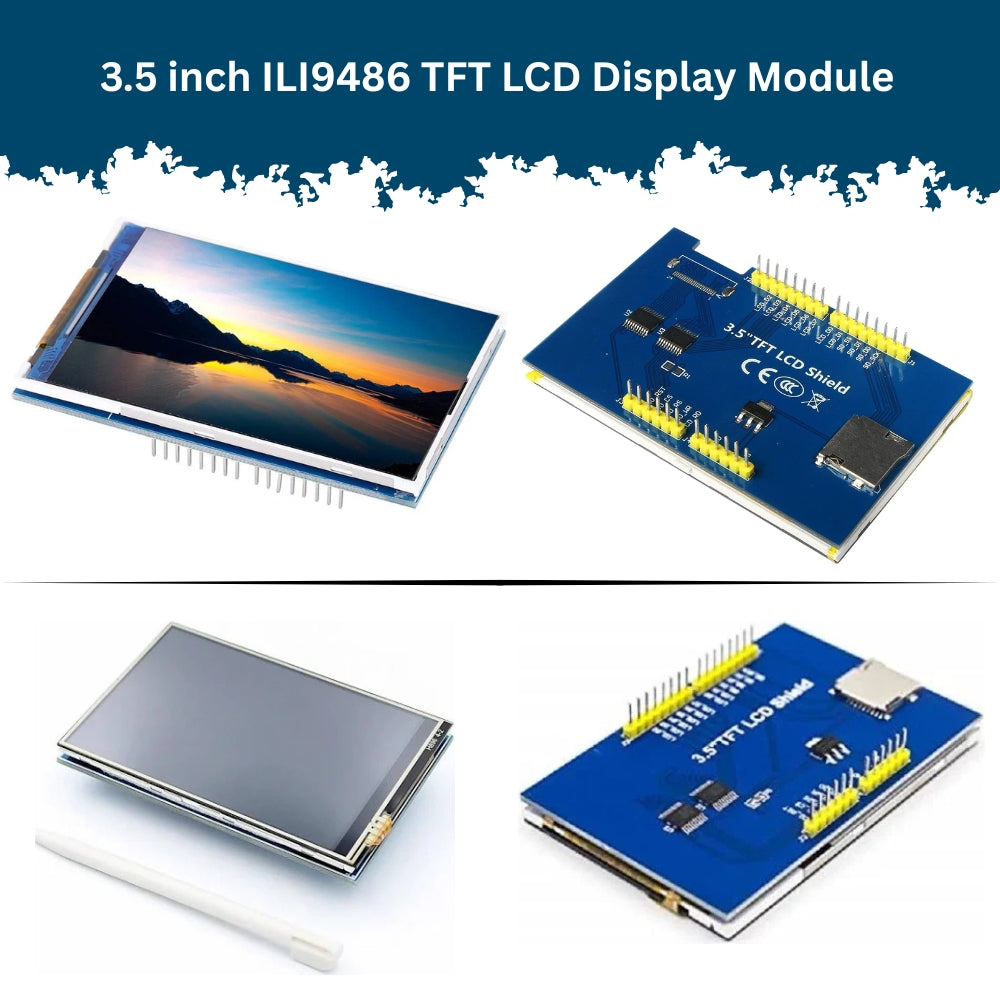 Buy 3.5 inch ILI9486 TFT LCD Display Module 480x320 for Arduino Uno