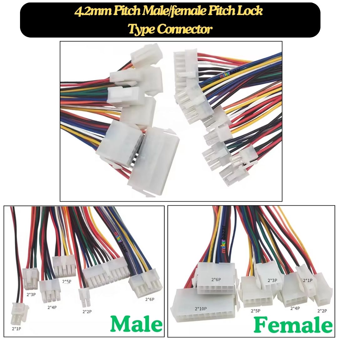 Buy Male/Female Wire Harness Connector | Makerbazar