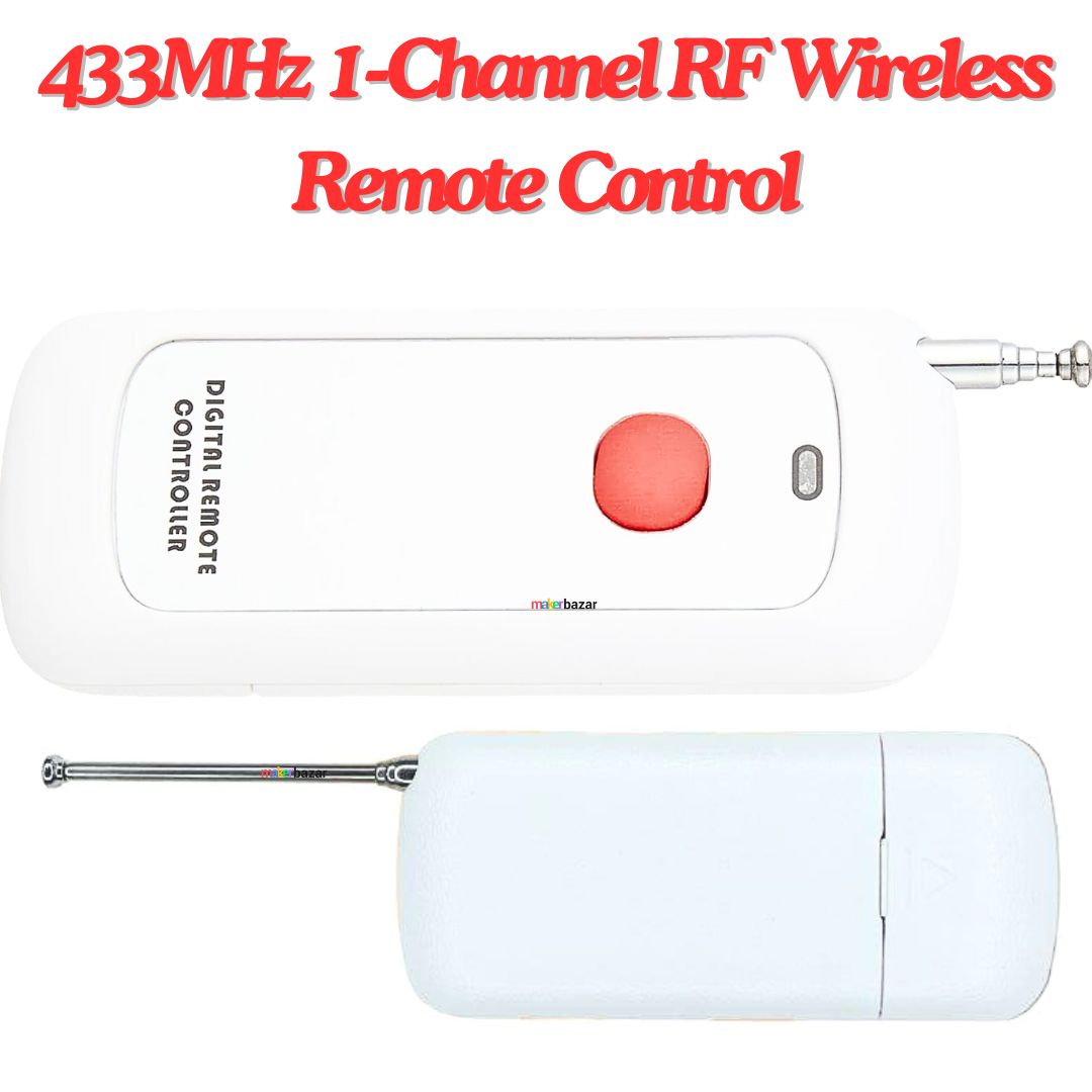 Buy 433MHz Single-Channel RF Remote for Home | Makerbazar
