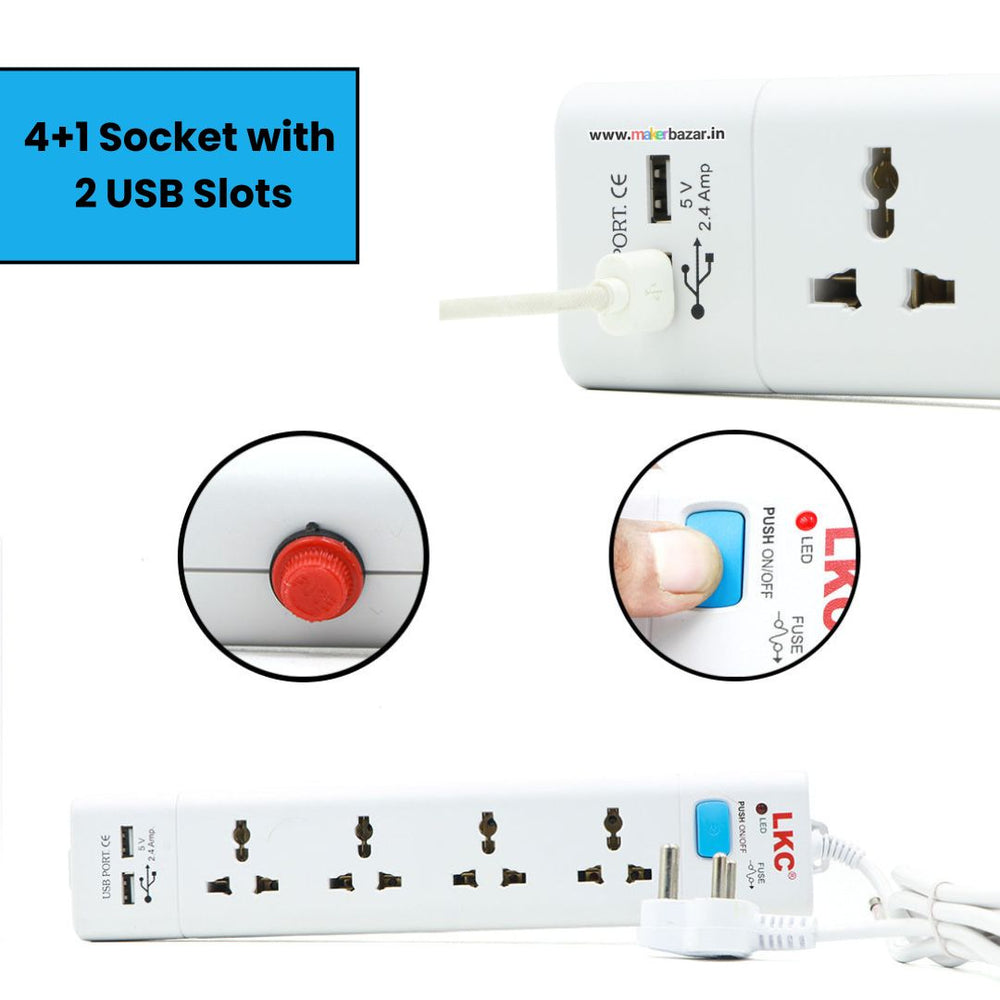 Buy LKC: Extension Boards and Plug Sockets | Makerbazar