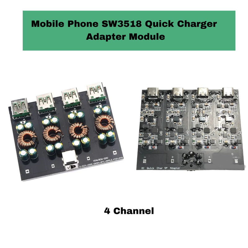 Makerbazar SW3518 Quick Charger Adapter Module | 1, 2, 4 Channels