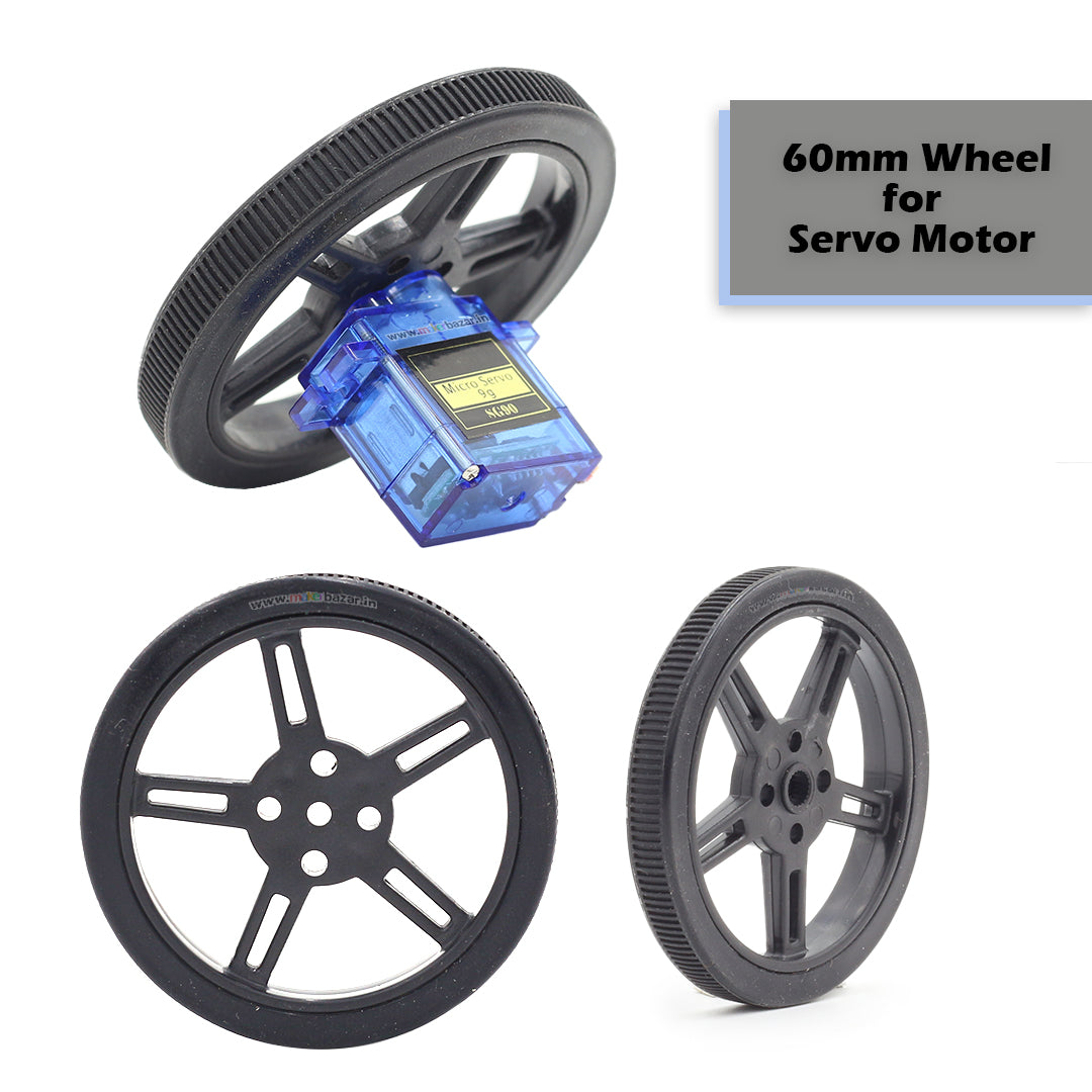 Wheel Compatible with SG90/MG90/FS90R Servo Motors: Enhance Your ...