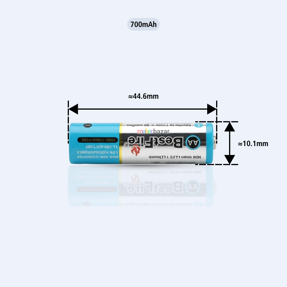 USB Type-C Rechargeable AA & AAA Li-ion Batteries 1.5V