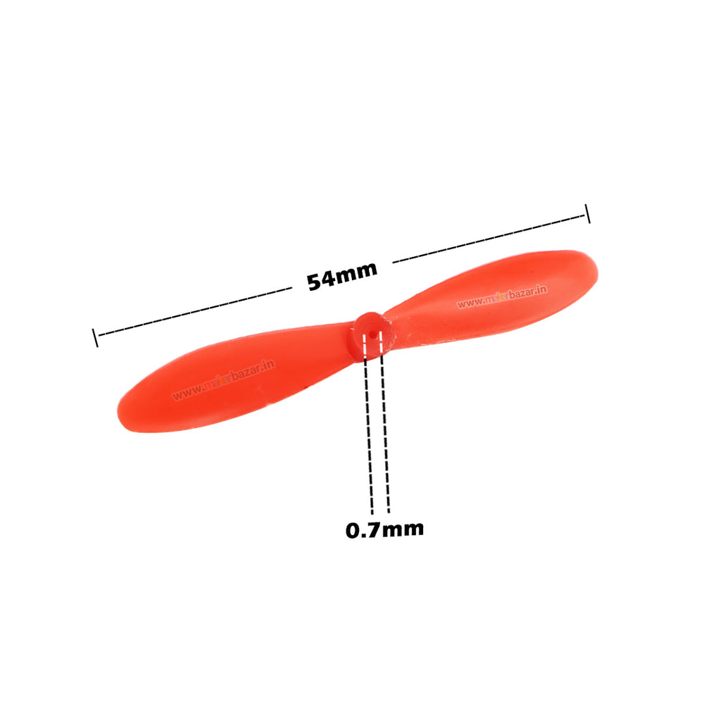 0.7mm Two-Blade Mini Propeller 716 Coreless Drone Motor Fan [Random Co