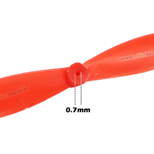 0.7mm Two-Blade Mini Propeller 716 Coreless Drone Motor Fan [Random Co