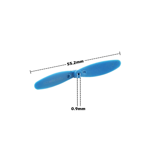 1pcs Two-Blade Mini Propeller Coreless Drone Motor Fan for 0.9mm Shaft