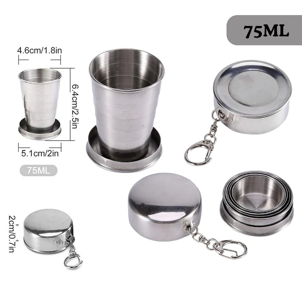 Buy Stainless Steel Collapsible Cup | Makerbazar
