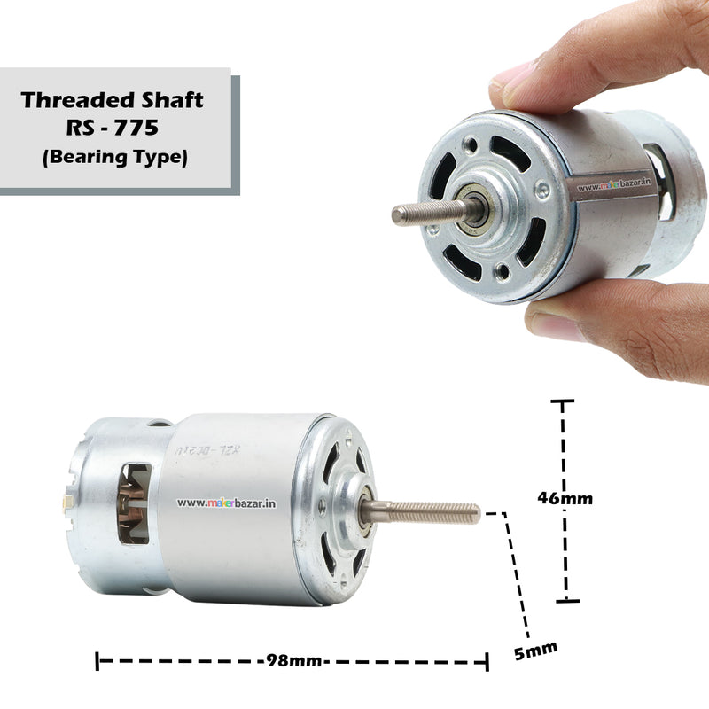 High-Performance DC Motor 12V for Robotics and DIY Projects