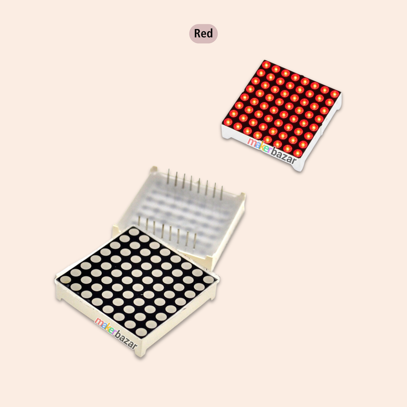 8x8 64-LED Dot Matrix Display