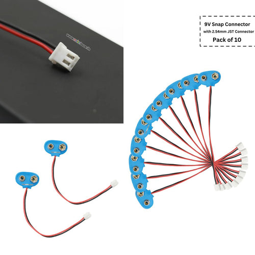 9V Battery Snap Connector: Power Your Projects Easily (Optional: & DC Jack)