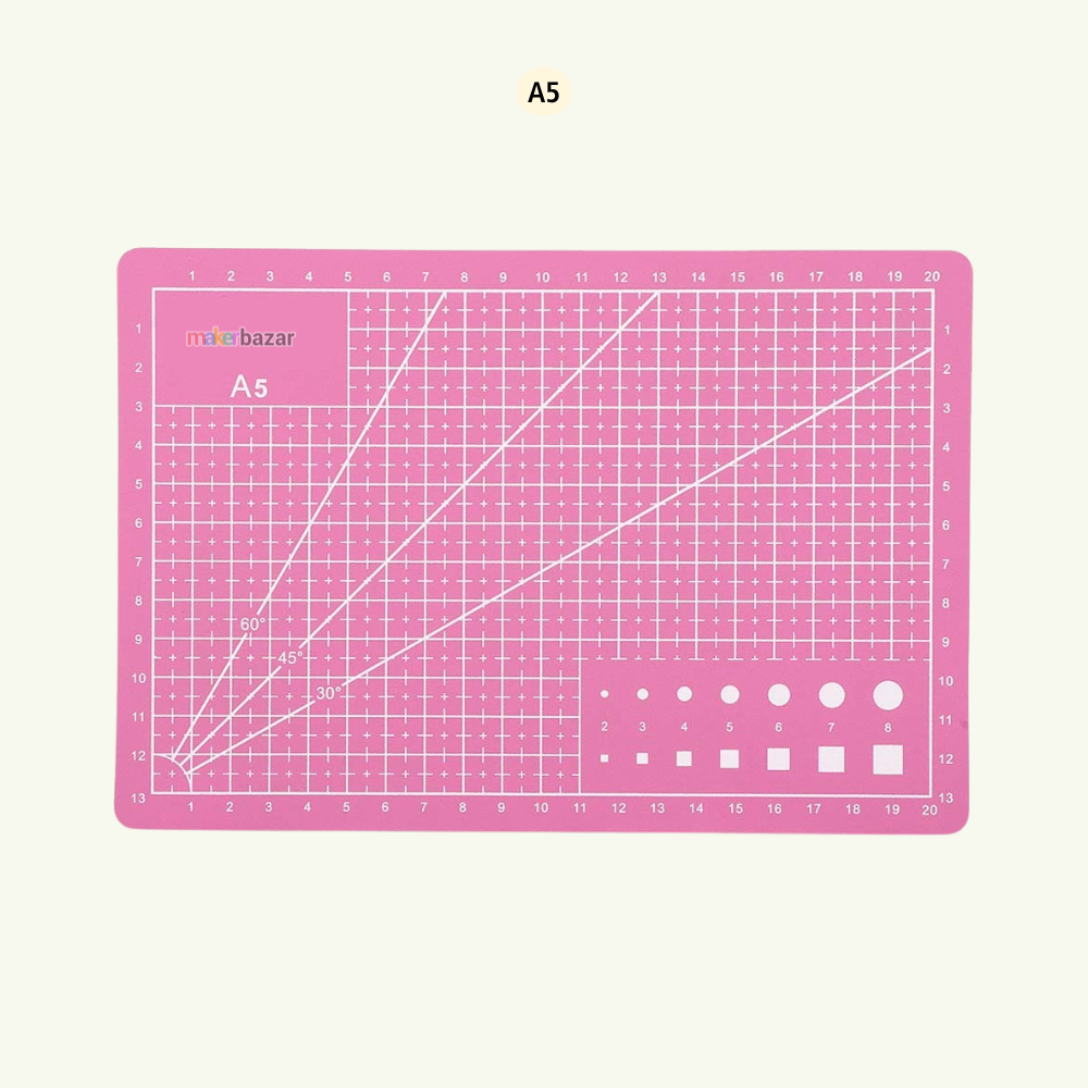 Self-Healing 5-Layered Flexible Cutting Mat Marked with Pattern and Gr