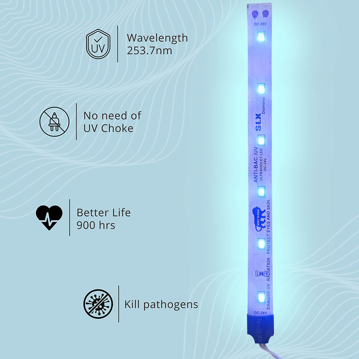 Buy Anti-Bacteria UV LED Strip – Leak-Proof UV for RO UV UF Water Purifiers