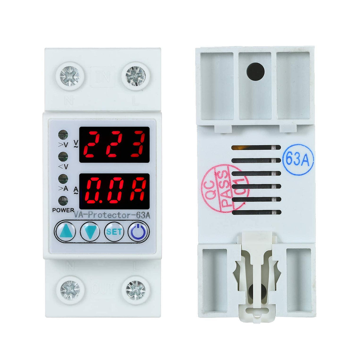 220V 63A Single Phase Automatic Over Under Voltage Output Overload Pro