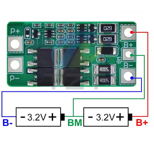 Buy 2S BMS Battery Protection Board for Safety | Makerbazar