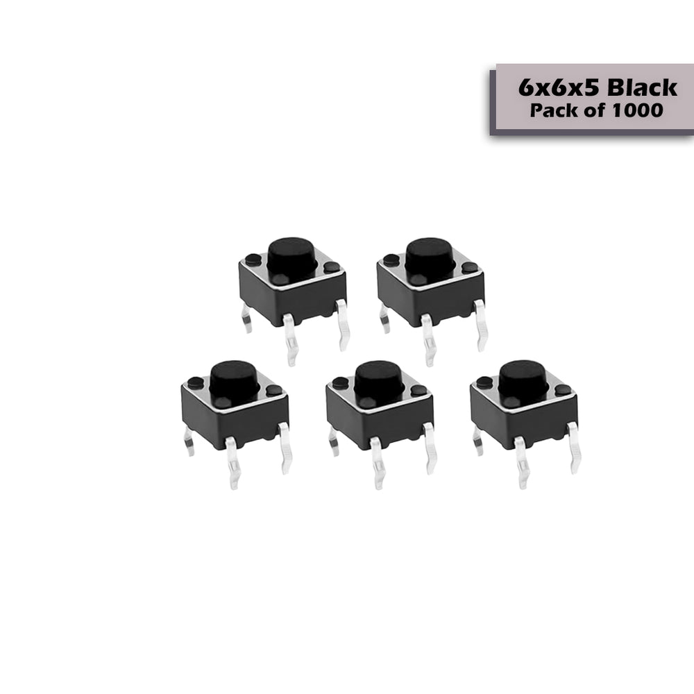 6x6x5mm Mini Tactile Push Button Switch - 4Legs