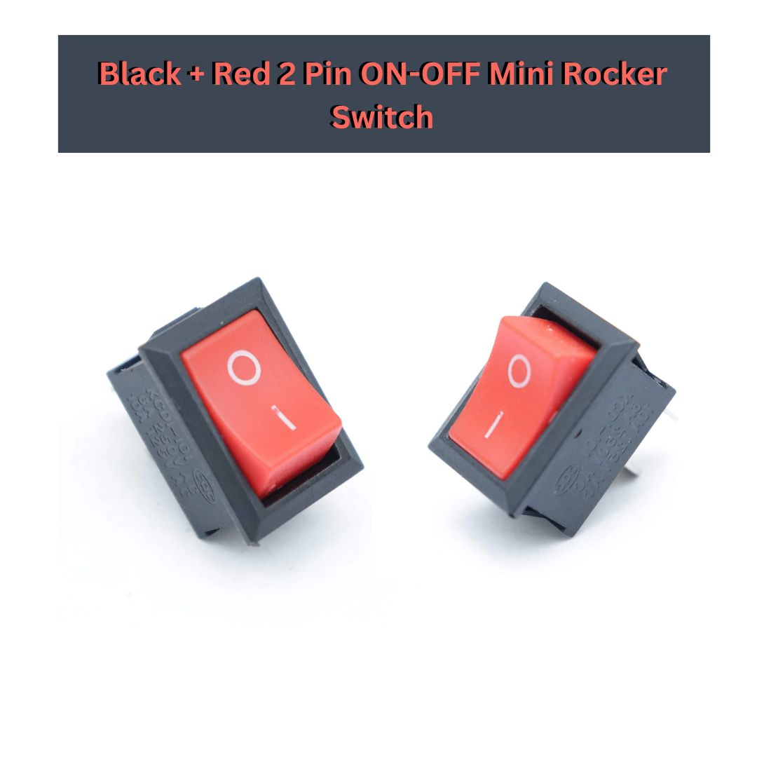 2 Pin Mini Rocker Switch - Compact & Reliable Control Switch