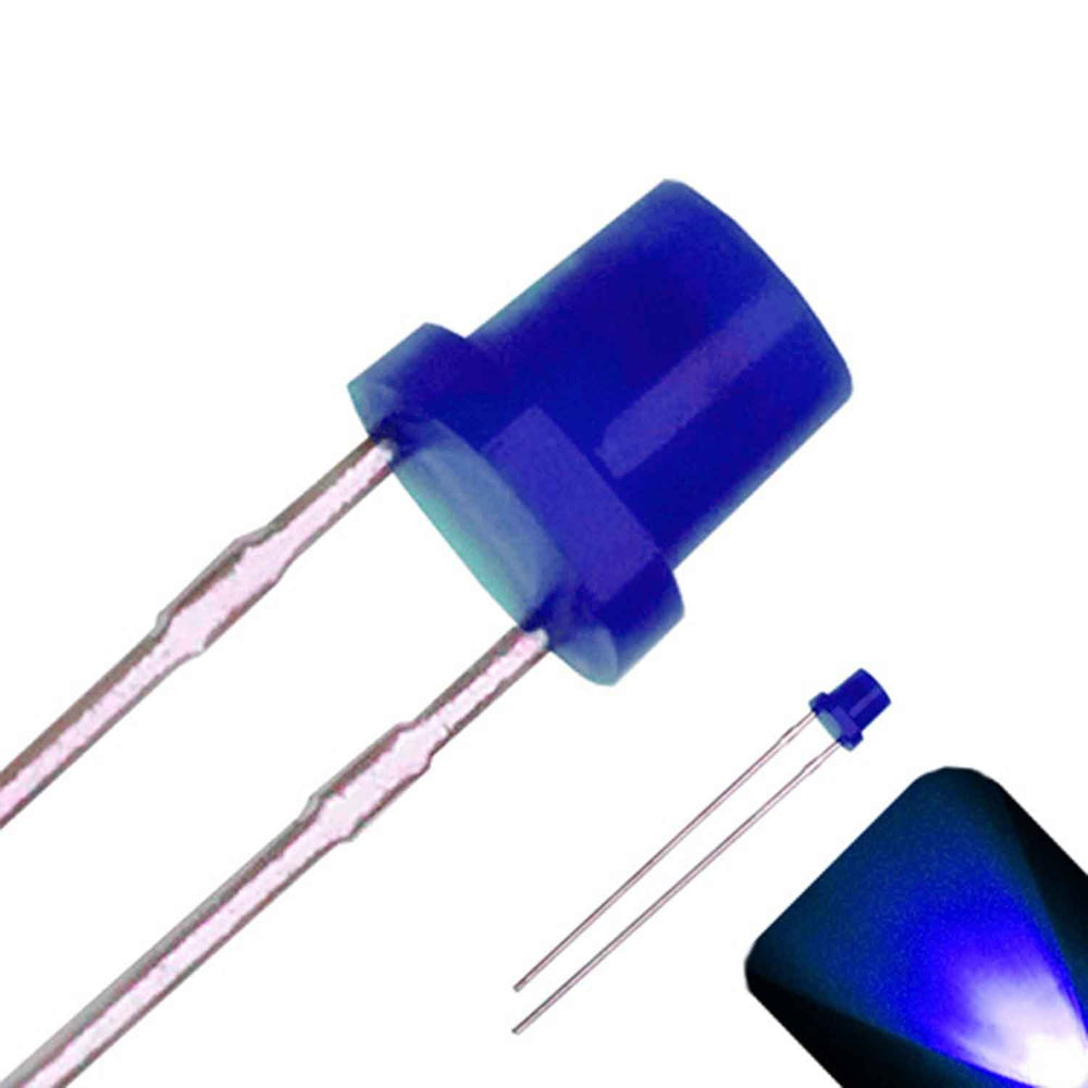 5mm DIP Flat Top Wide Angle LED - High-Quality Lighting Components