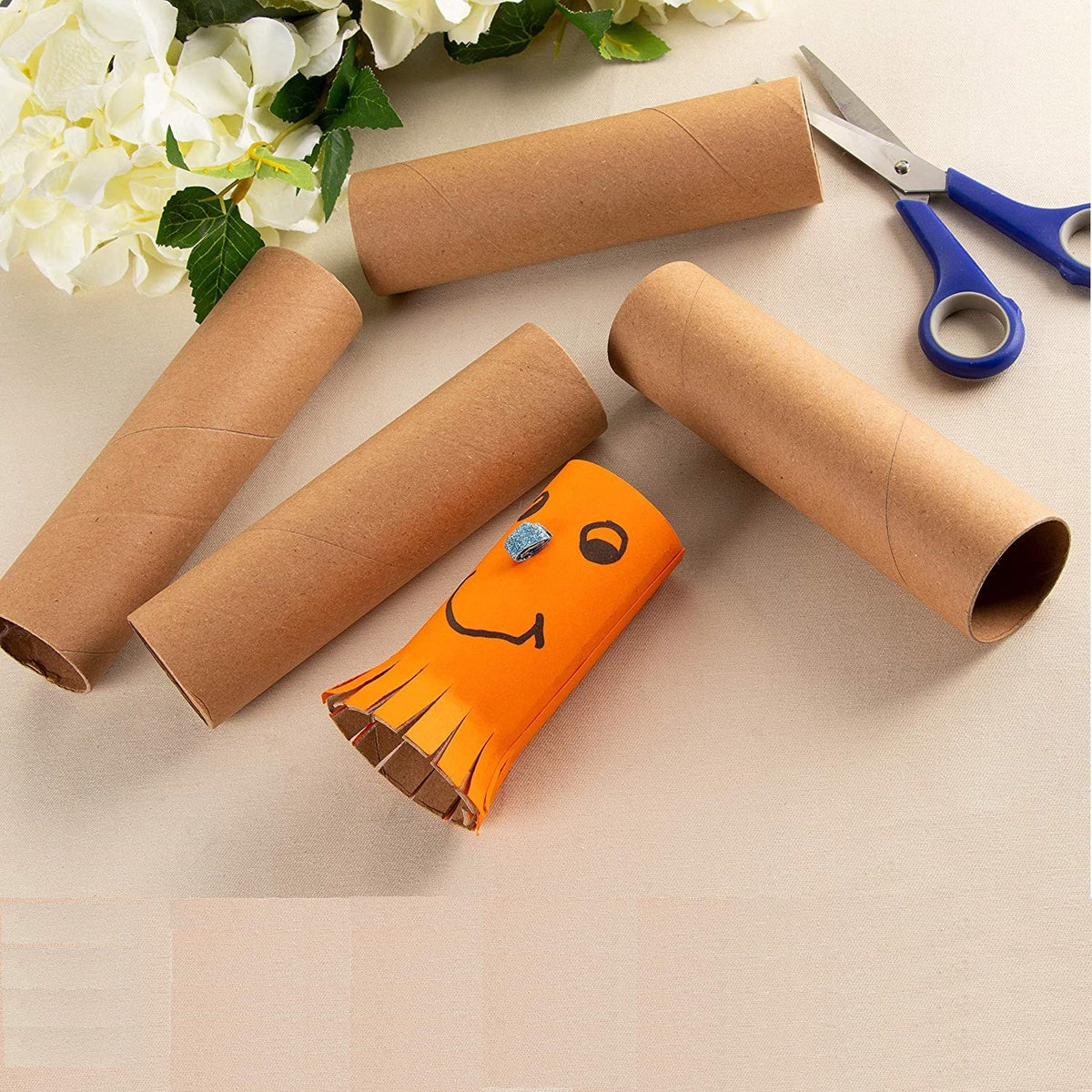 Cardboard Round Tubes for Crafts, DIY Paper Roll