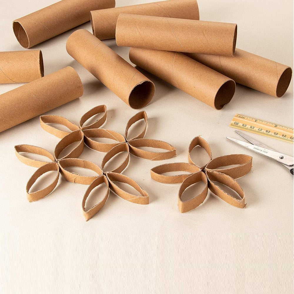 Cardboard Round Tubes for Crafts, DIY Paper Roll