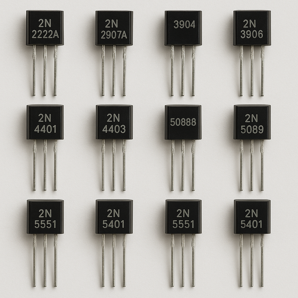 2N Series General Purpose Transistors – TO-92 Package (2N2222, 2N3904 ...