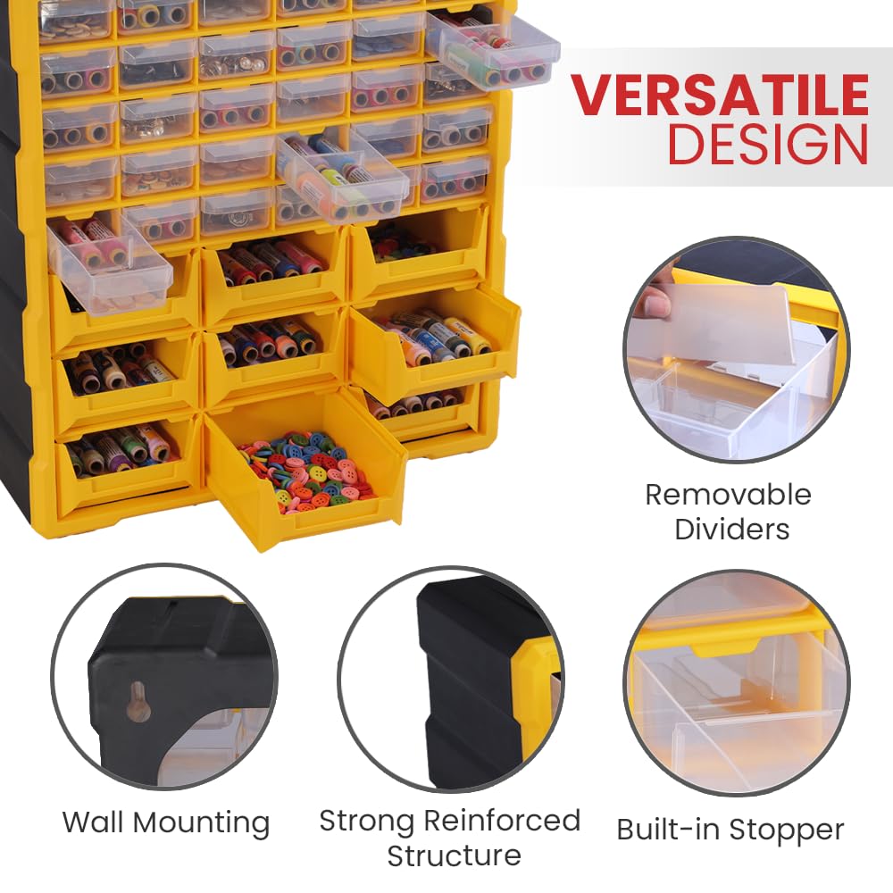 Alkon: ACO-9B30D Component Organizer Box with 9-Bins & 30-Drawers