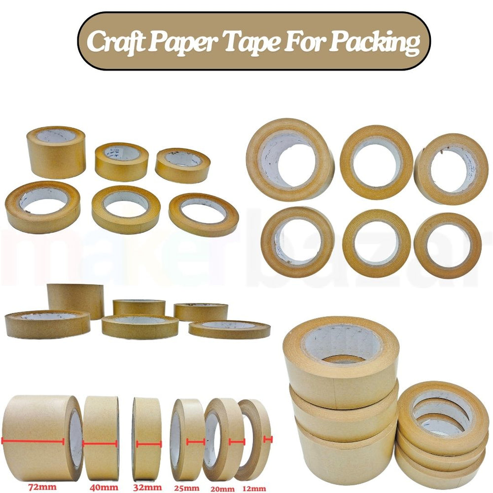Buy Eco-Friendly Craft Paper Packing Tape | Makerbazar