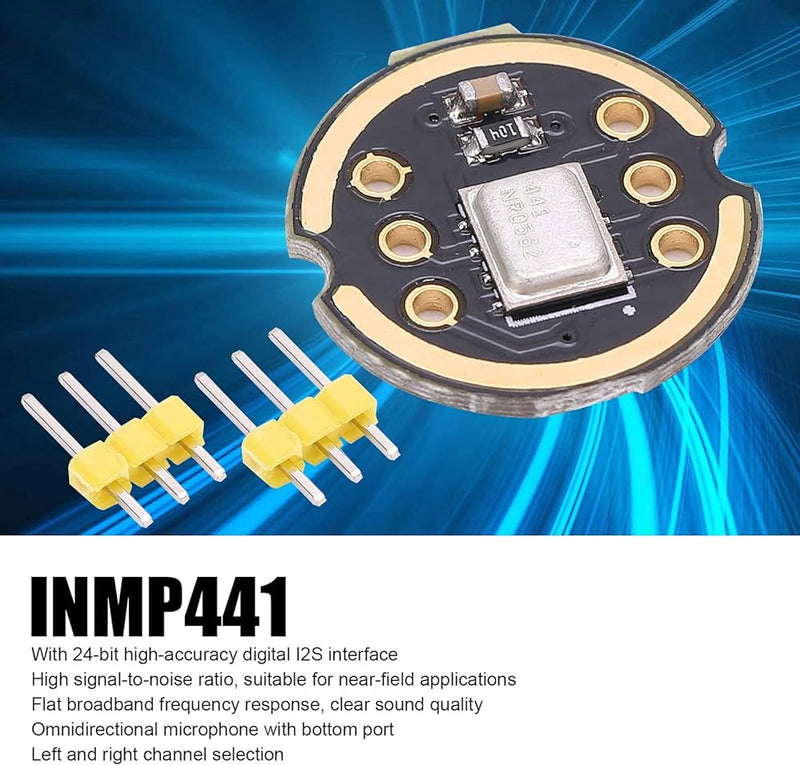 Inmp441 Mems High Precision Omnidirectional Microphone Module I2s