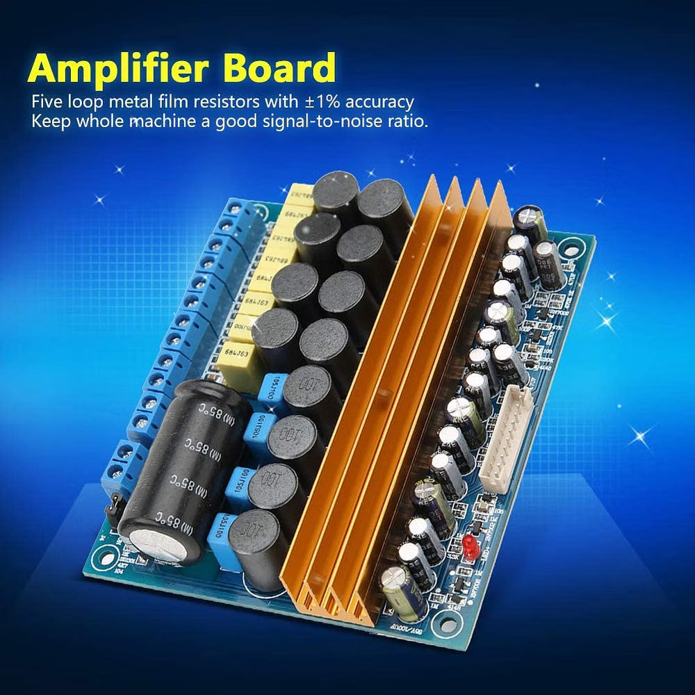 TPA3116 Power Amplifier Board 100Wx2+4*50W Audio Amp 5.1 Channel Class