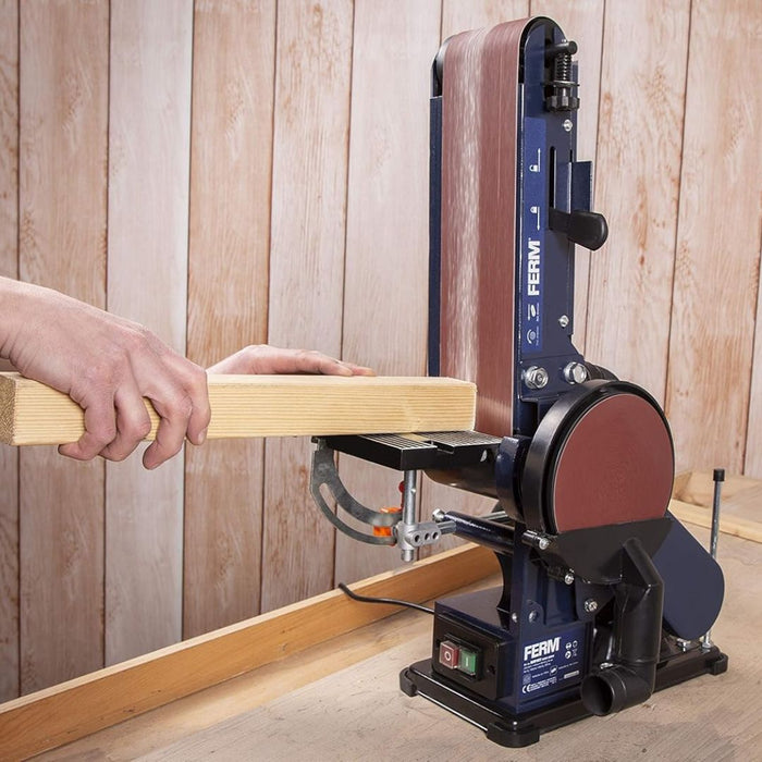 FERM Bench Sander with Mitre Guide - Efficient Sanding Solutions