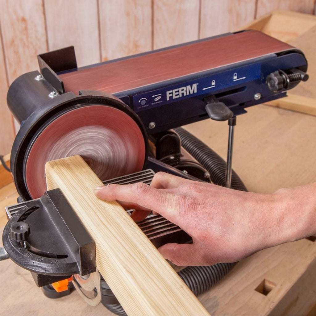 FERM Bench Sander with Mitre Guide - Efficient Sanding Solutions