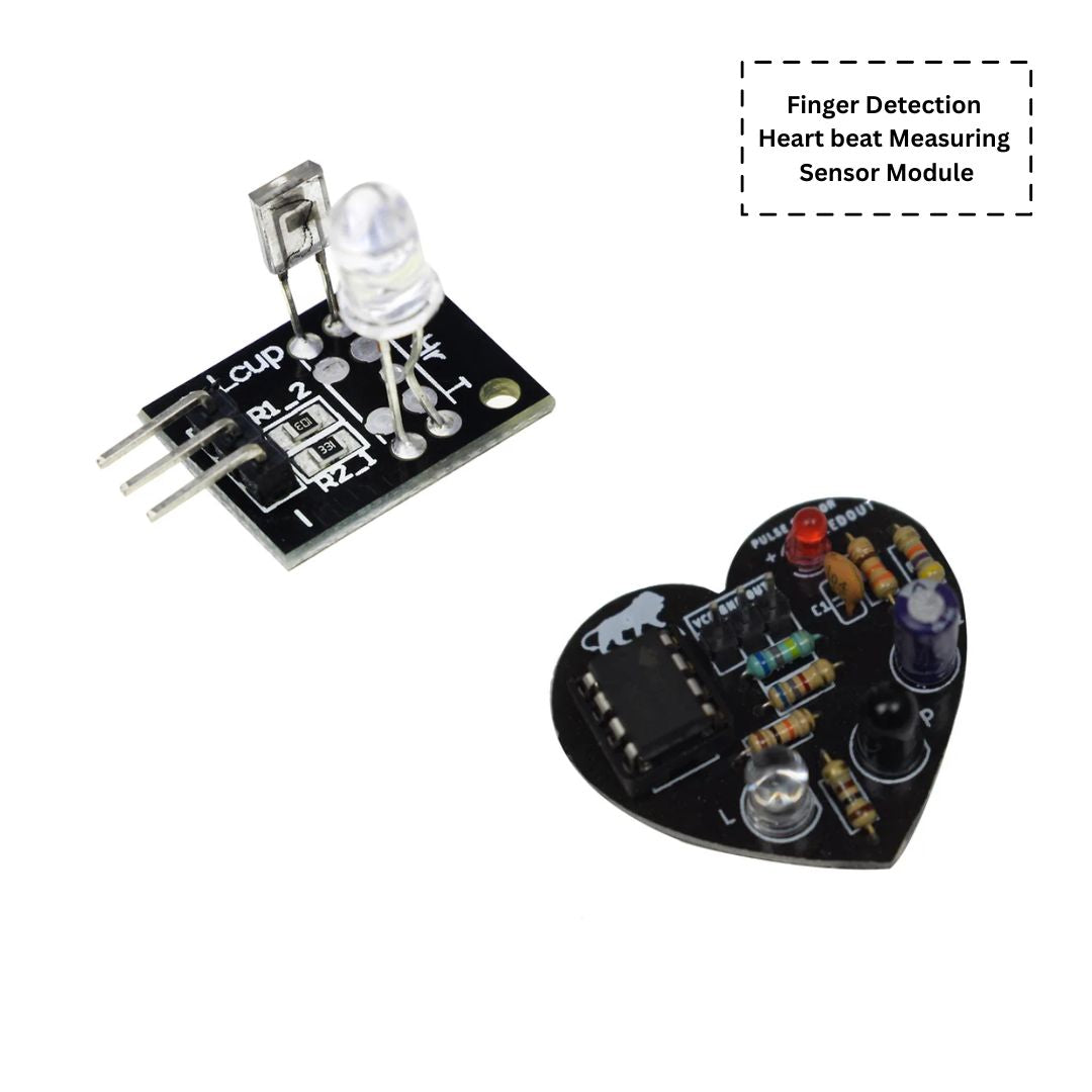 Enhance Health Monitoring with Finger Detection Heartbeat Sensor Modules