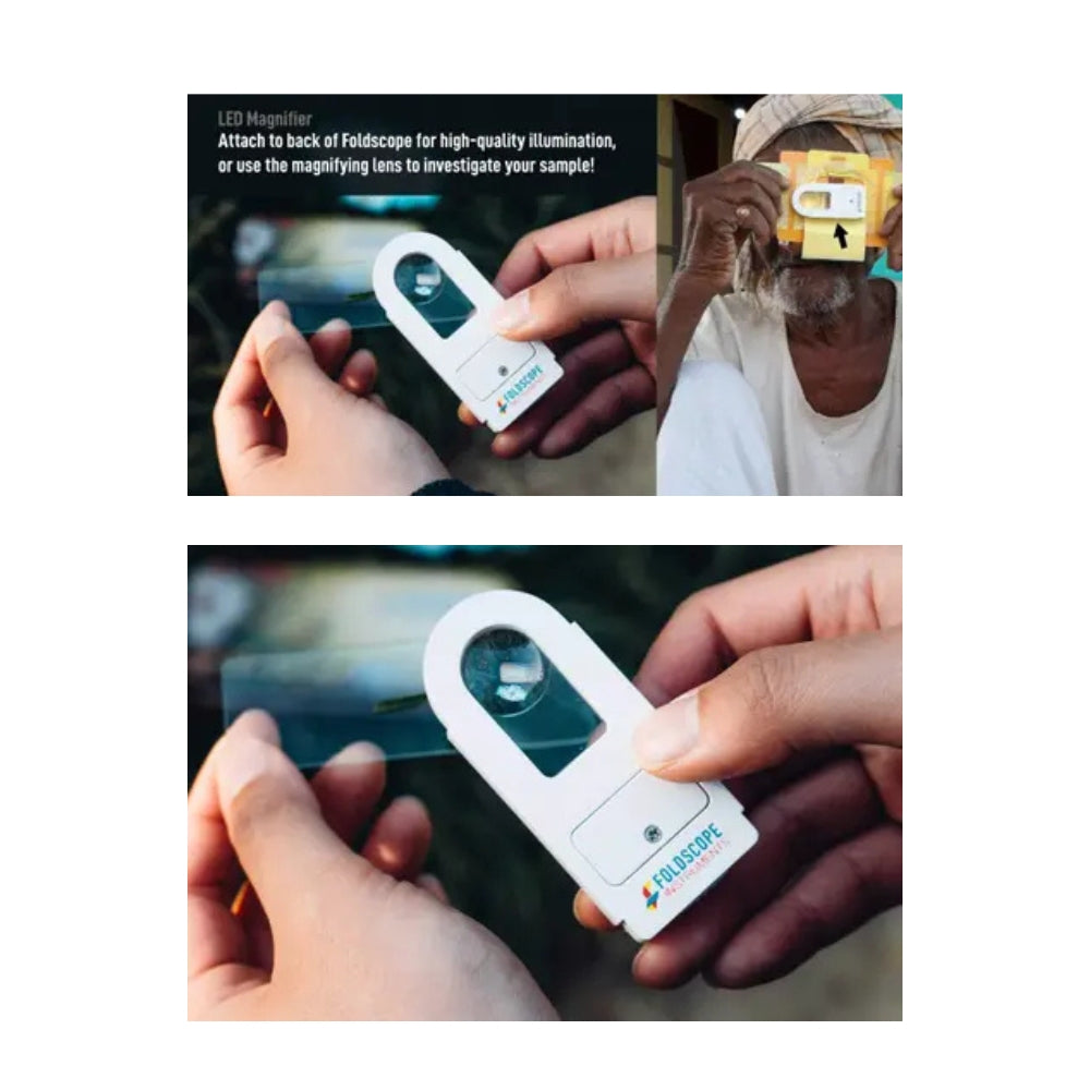Buy Foldscope Portable Microscope with Slide Set & Accessories