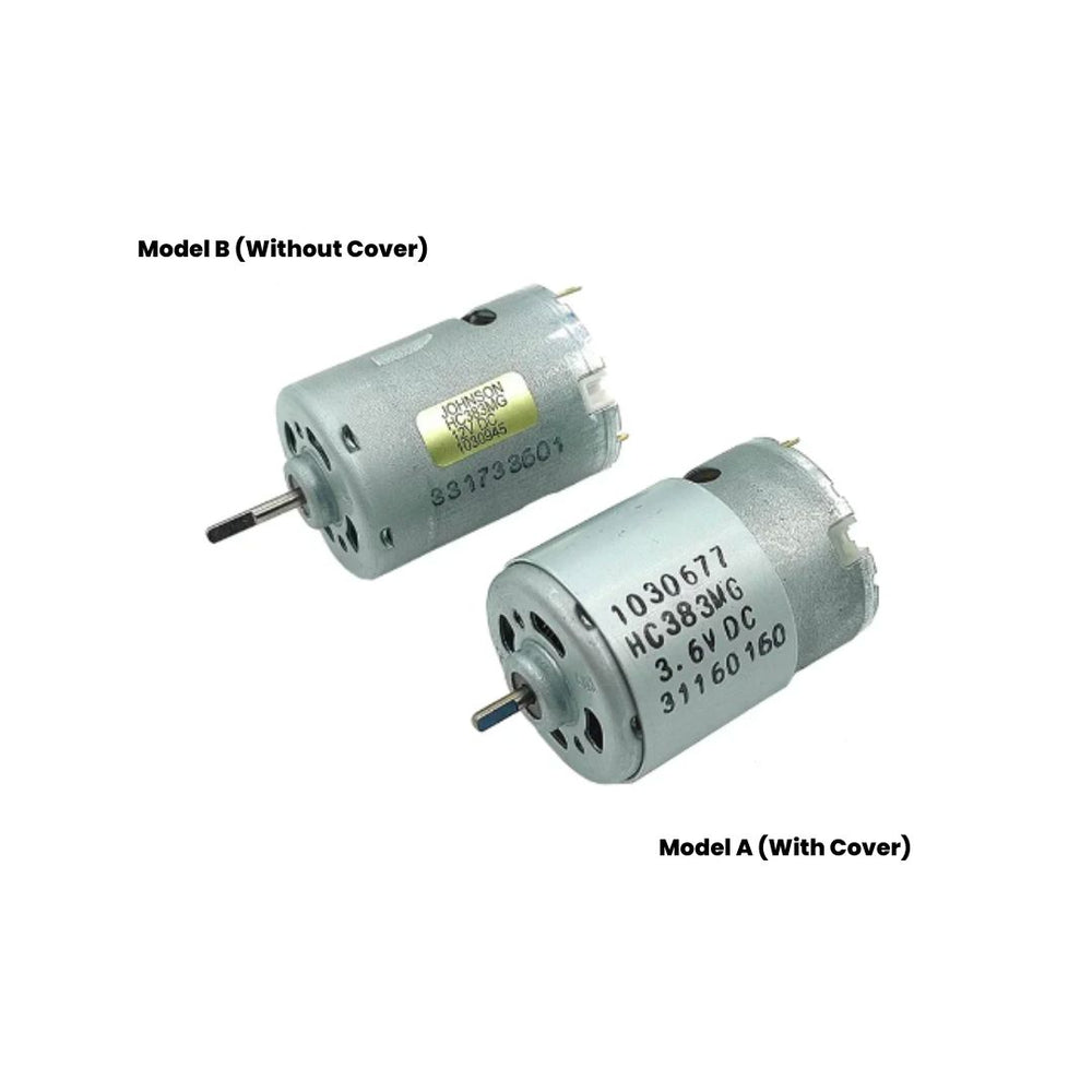 HC383MG 3.6V RS-380 DC Motor - Specifications and Applications